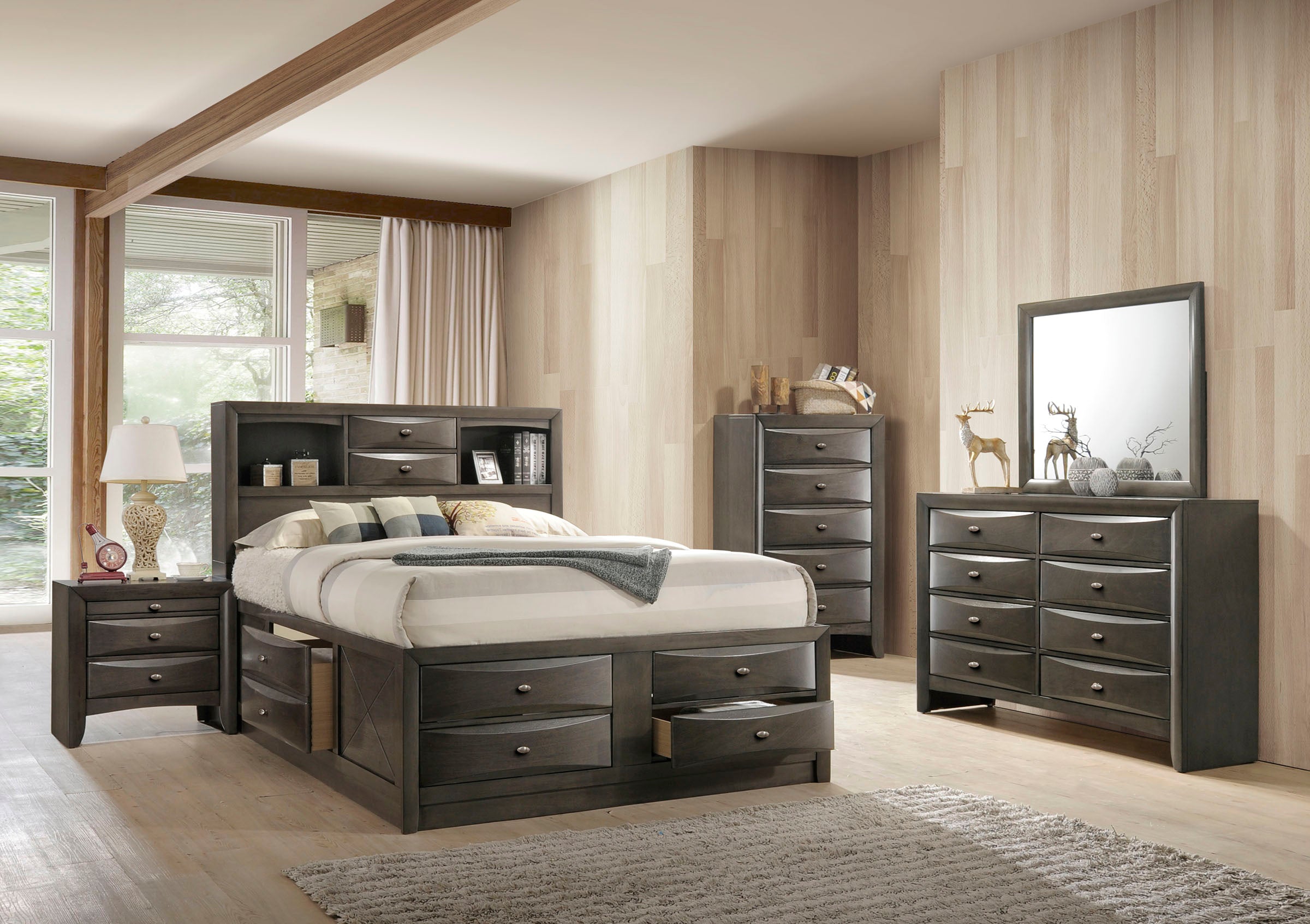 Zosimo Classic 4-Piece Bedroom Set with Storage – BonaNest